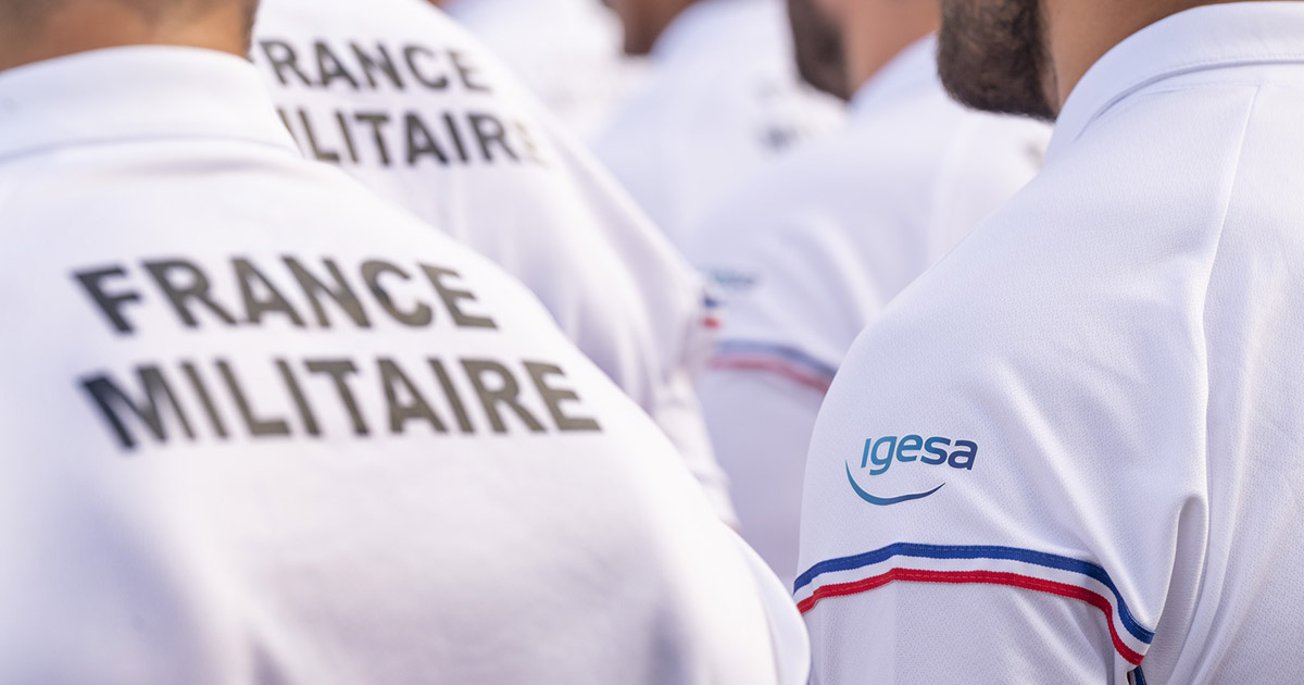 Igesa : PARTENARIAT : Igesa fait équipe avec le monde sportif militaire